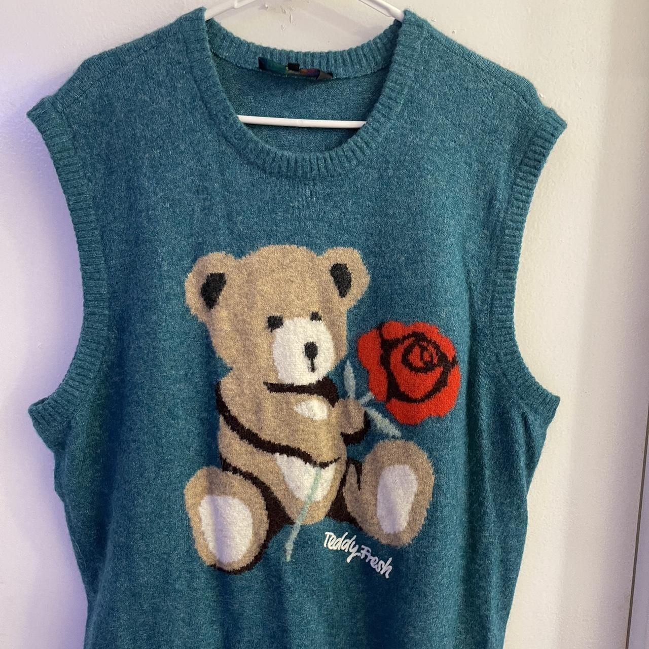 Teddy Fresh Men's Blue Top | Depop