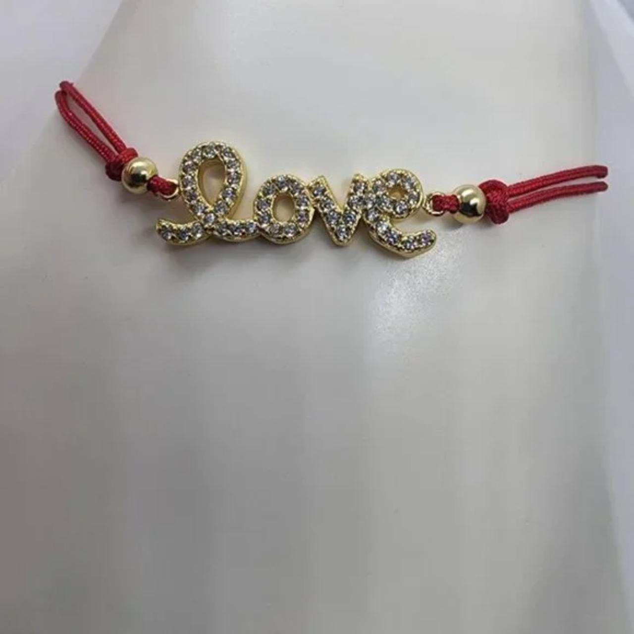 Brand NEW !!! Red String With LOVE Design that is... - Depop