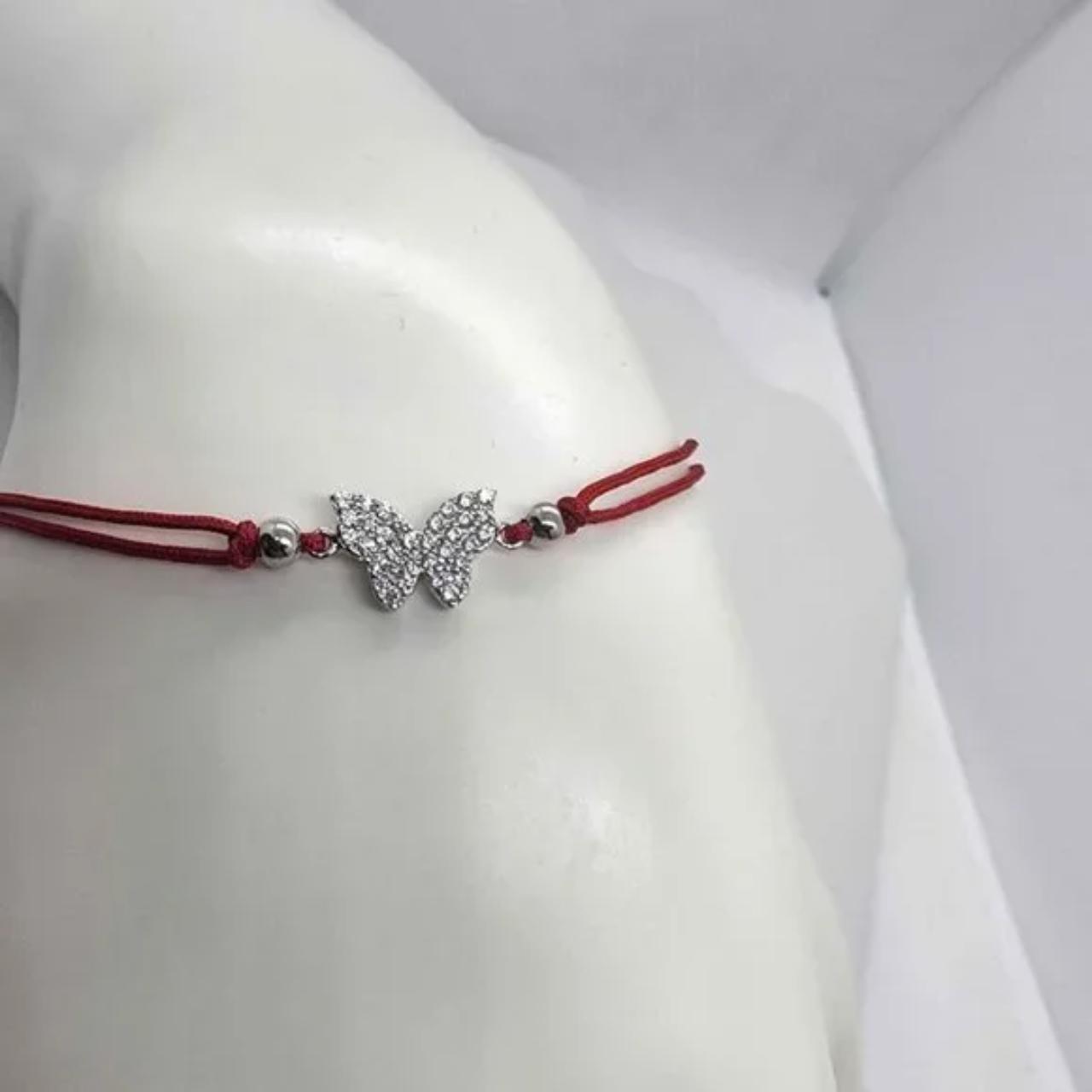Brand NEW !!! Red String With Butterfly Design that... - Depop