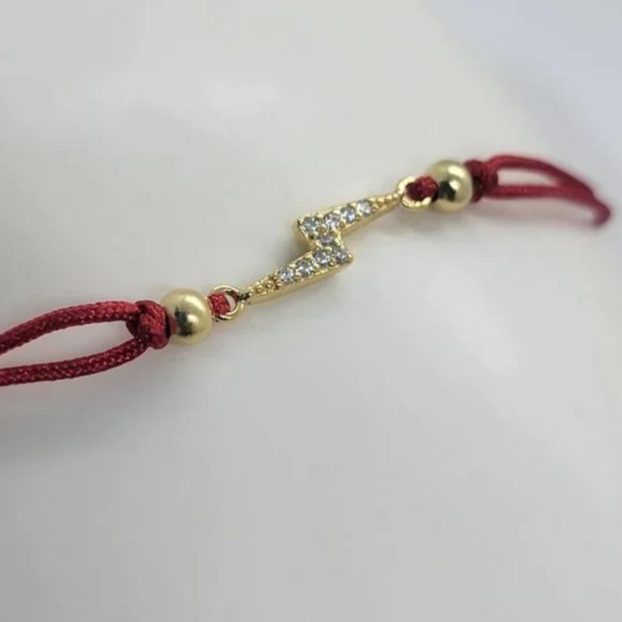 Brand NEW !!! Red String With Lightening Bolt... - Depop