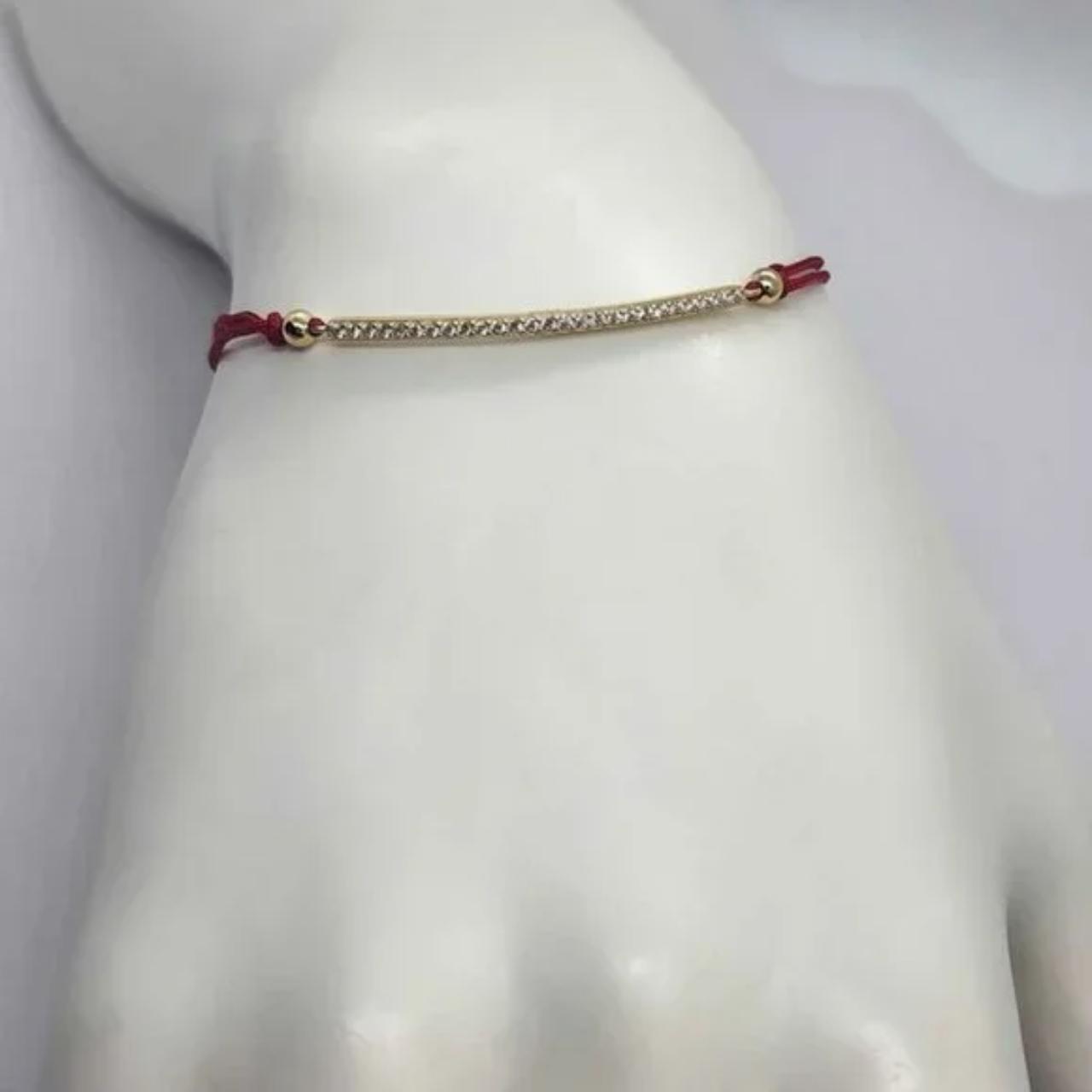 Brand NEW !!! Red String With Rectangle Design that... - Depop