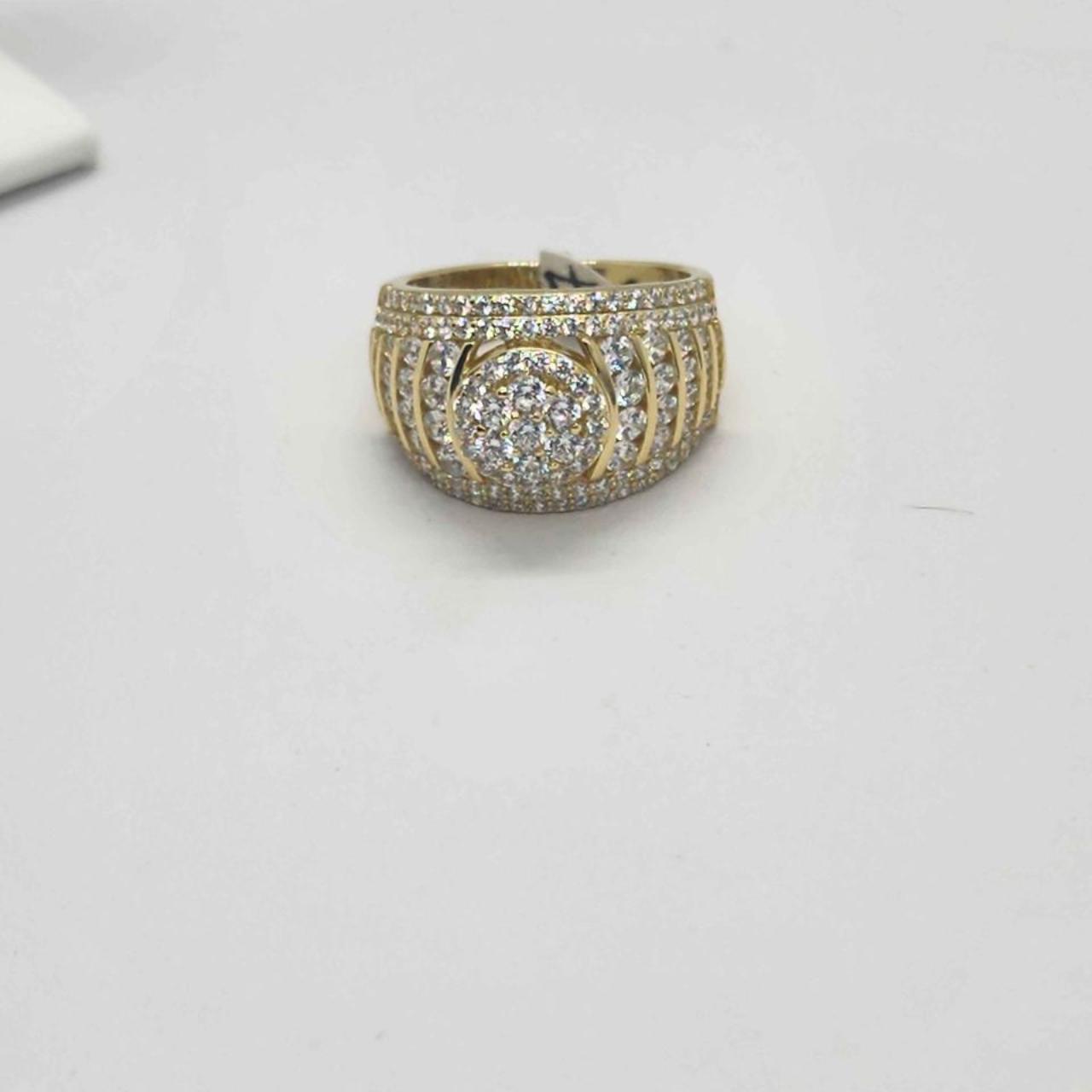 Brand NEW Sterling Silver 925 Round Design Ring... - Depop