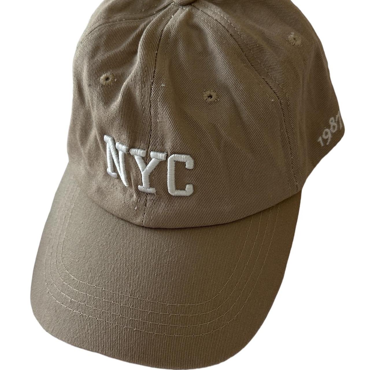 NYC baseball cap #hat #baseballcap #nyc #beige - Depop