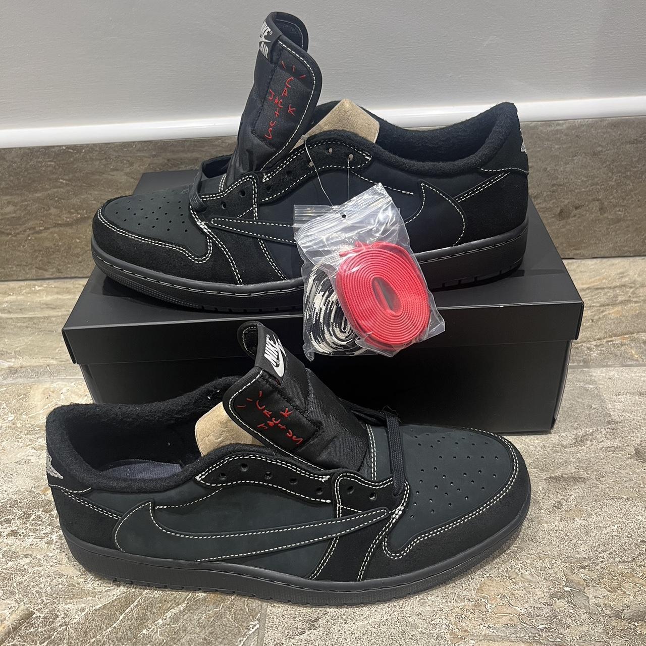 Travis Scott Jordan 1s Phantom black - Uk size 11 - Depop