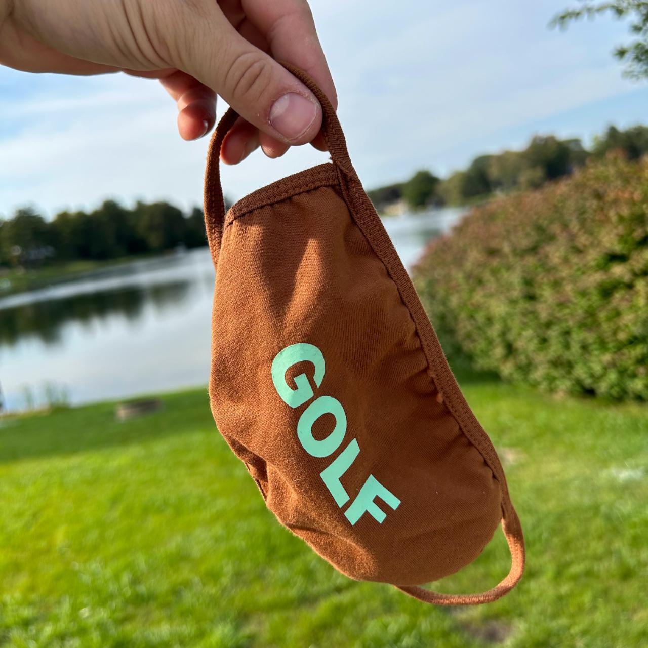 Golf Wang Mask Color: Brown and Green Condition:... - Depop