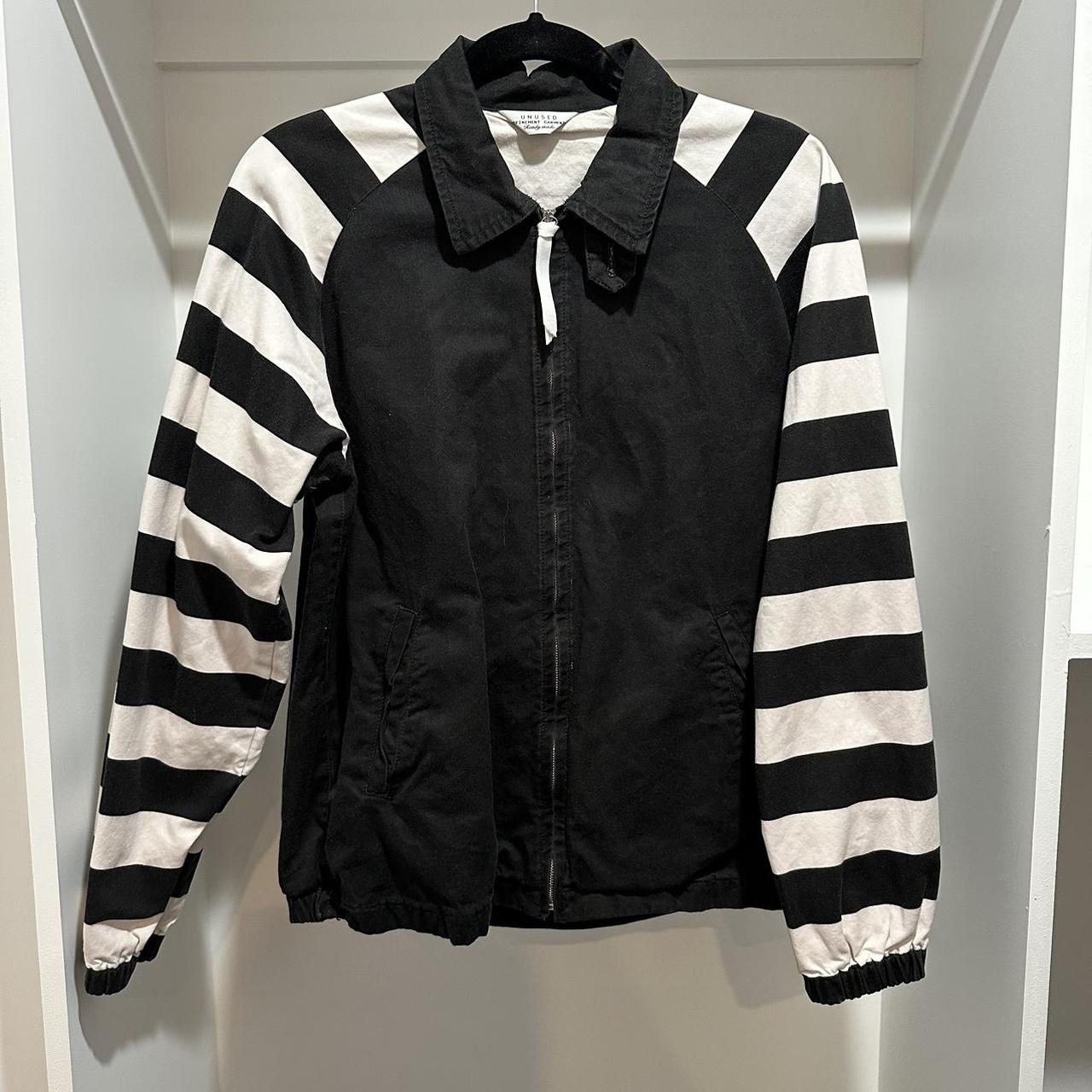 Number (N)ine Men's Black and White Jacket | Depop