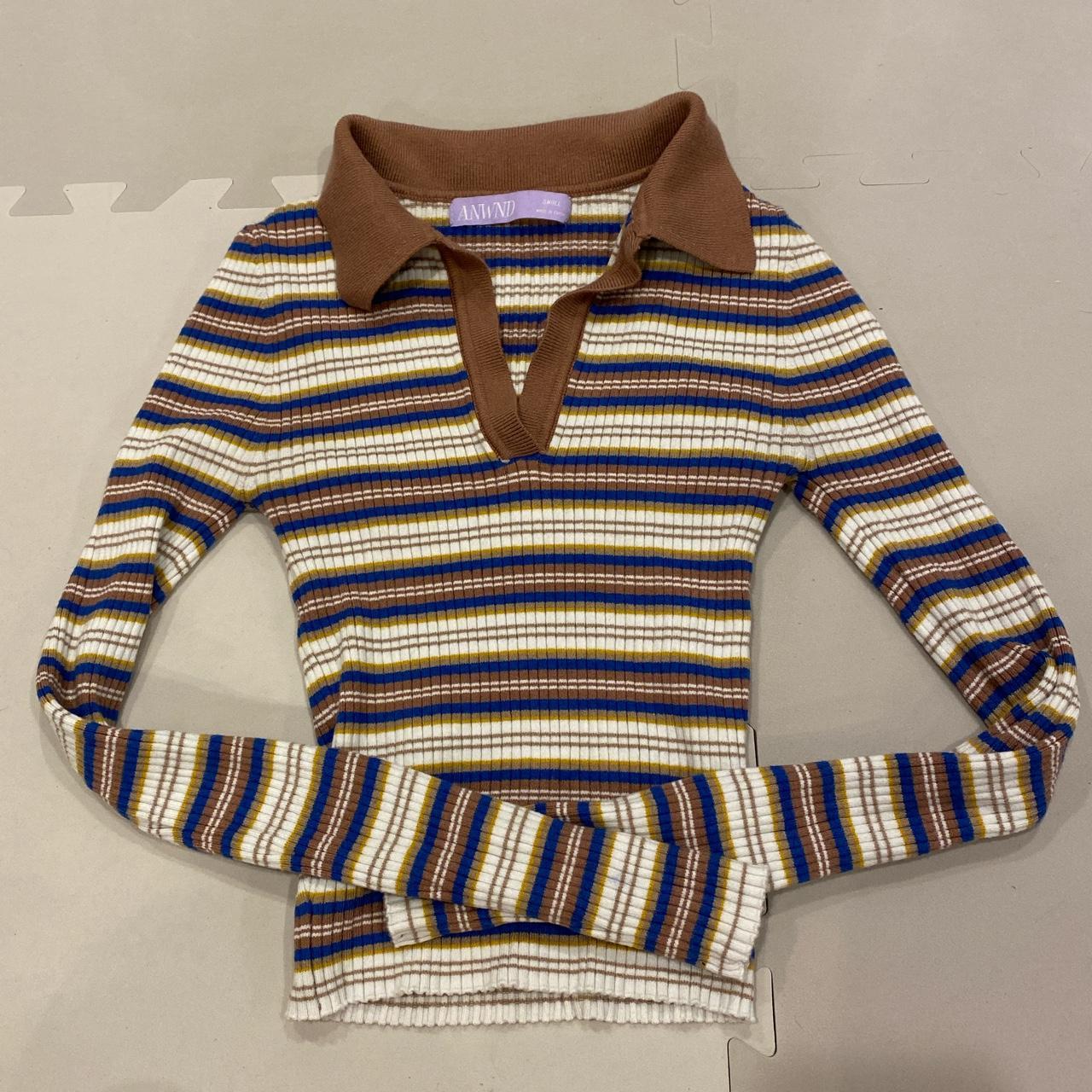 ANWND polo shirt very soft and stretchy fits anyone... - Depop