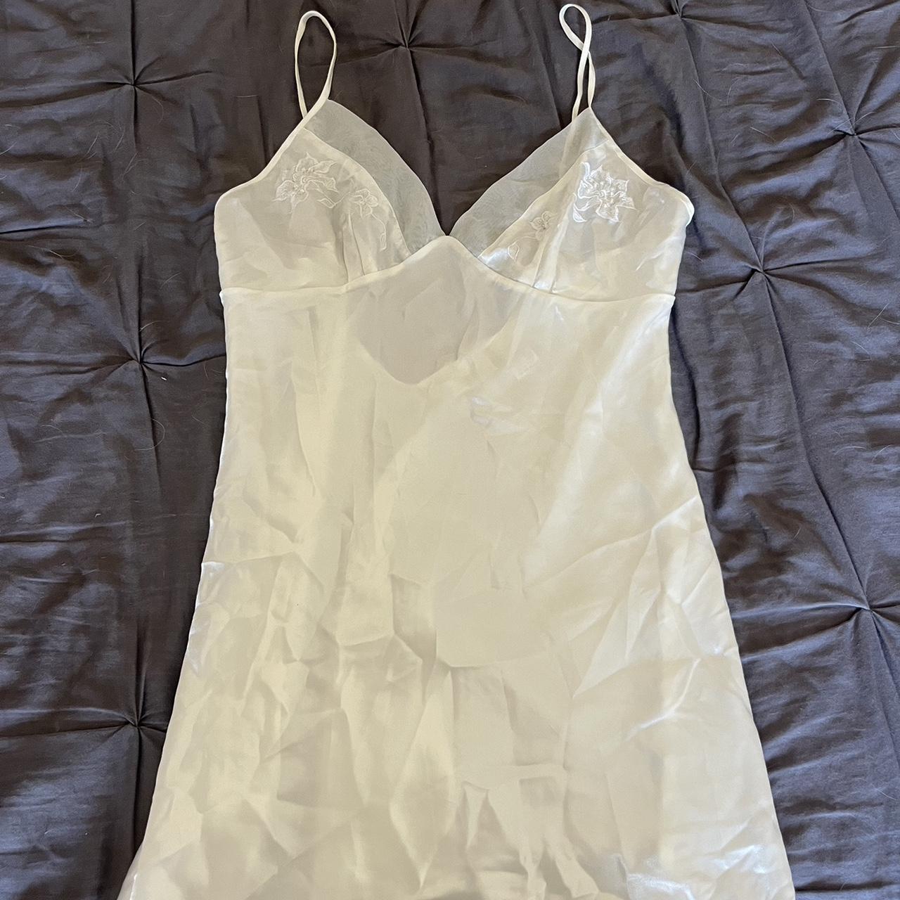 intimo amore slip dress super cute and ties in the... - Depop