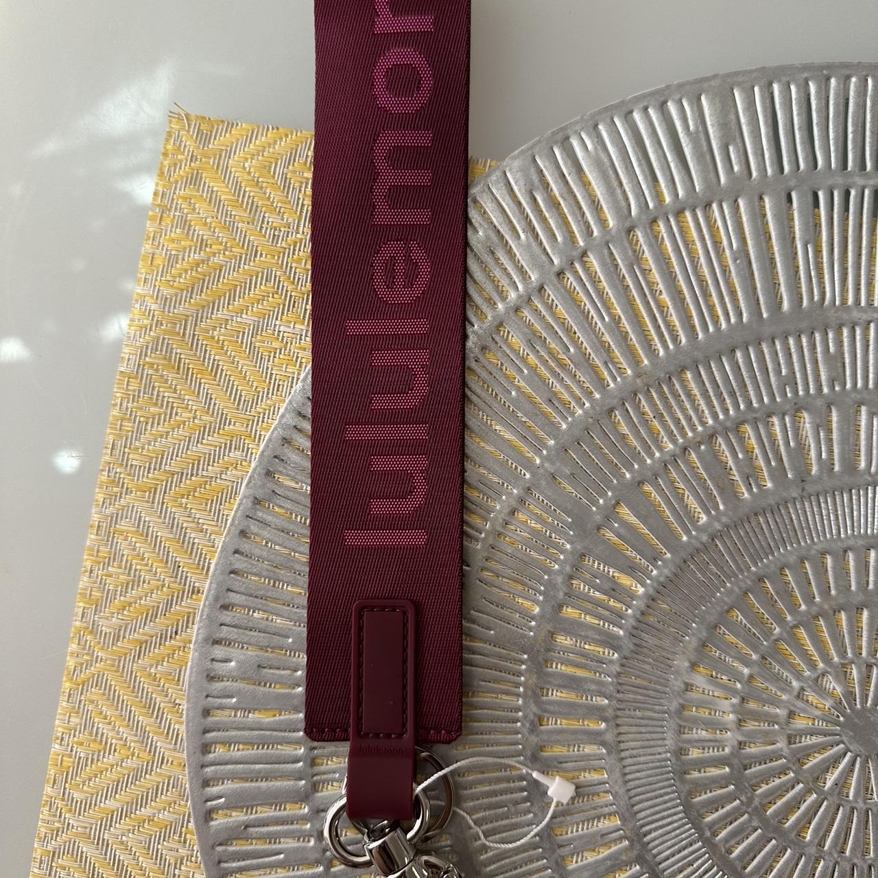 Burgundy Lululemon keychain I have 2 of these so... - Depop