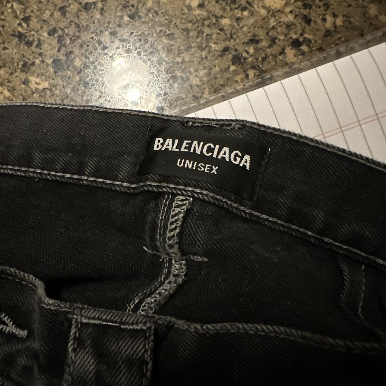 Balenciaga Raver Jeans/Jorts r3p #balenciaga... - Depop