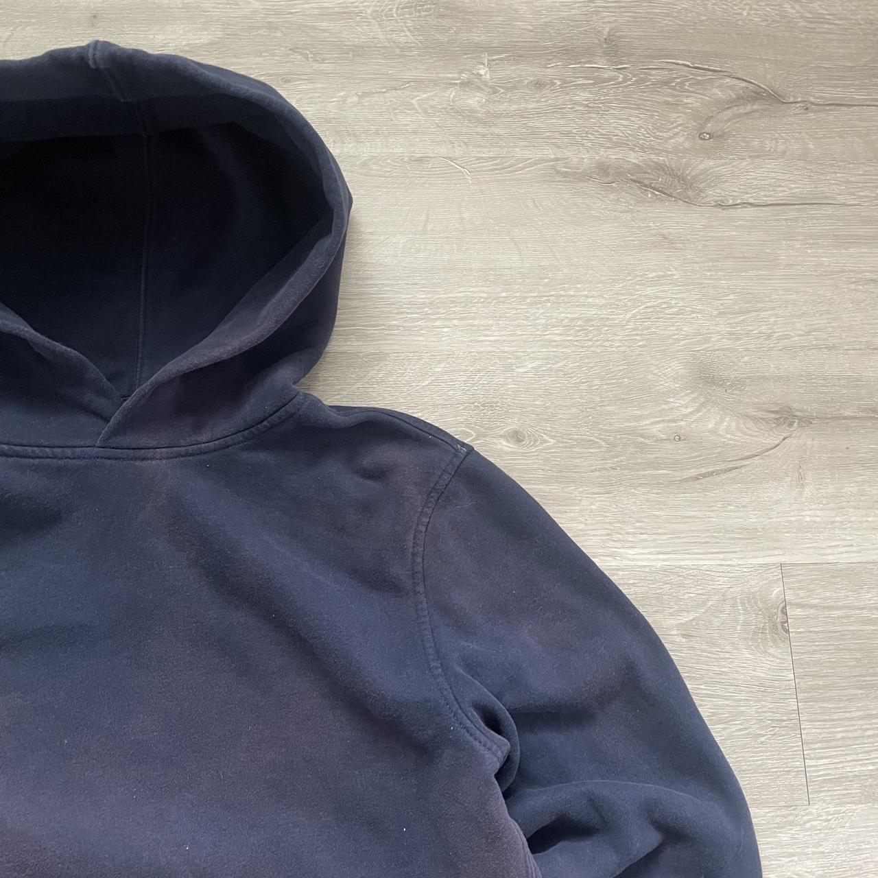 Gap Essential Navy Blue Heavyweight cropped boxy... | Depop