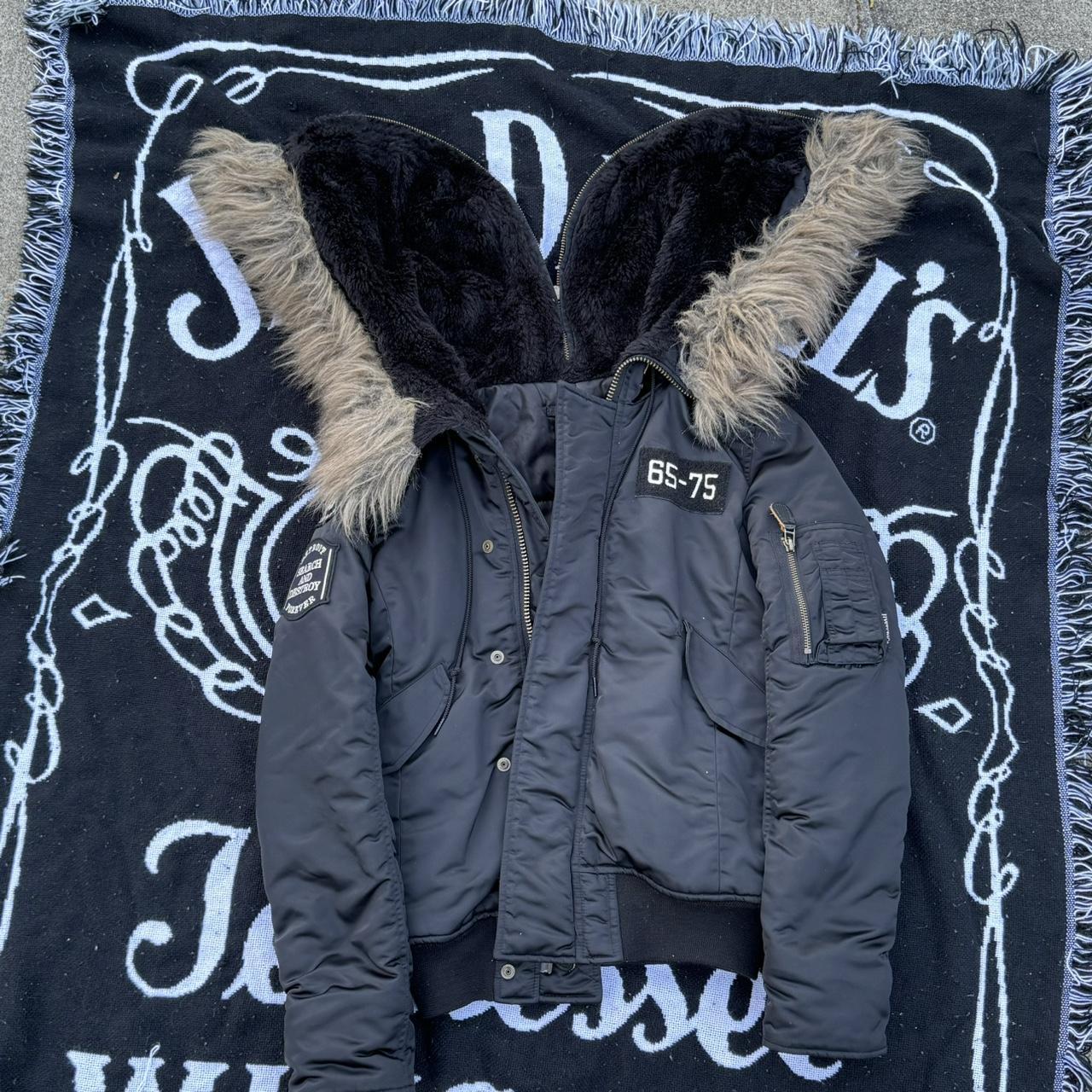 Hysteric glamour N2B bomber jacket 16 in pit to pit... | Depop