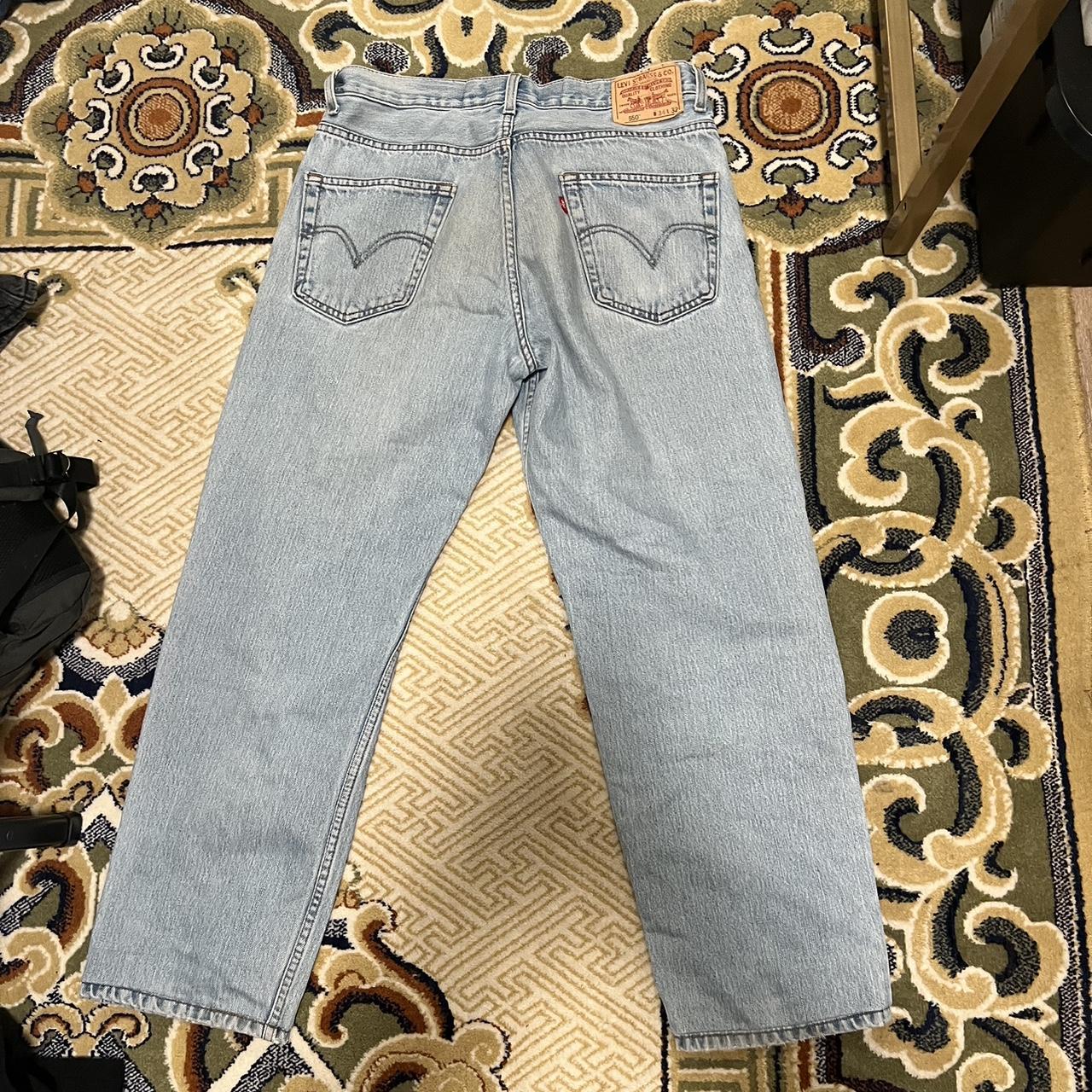 Levis cool wash 550 jeans W: 34 L: 32 Accept... - Depop