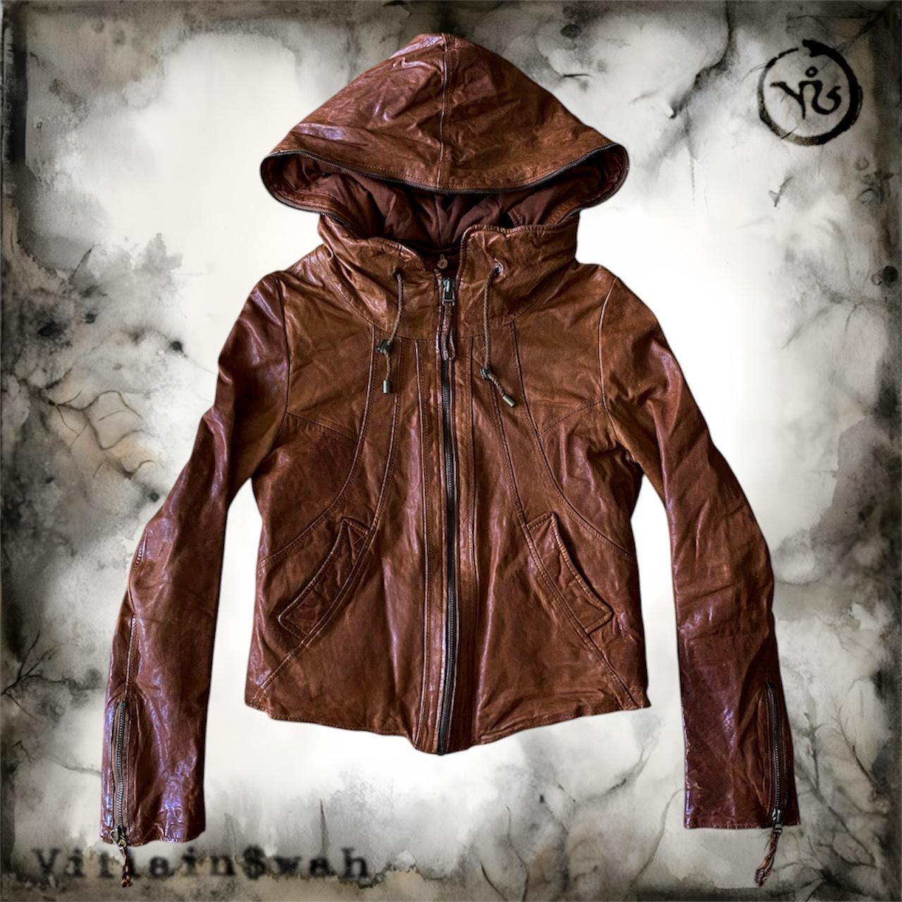 Goa Sand Dune Leather Bono Jacket Licked this off a... - Depop