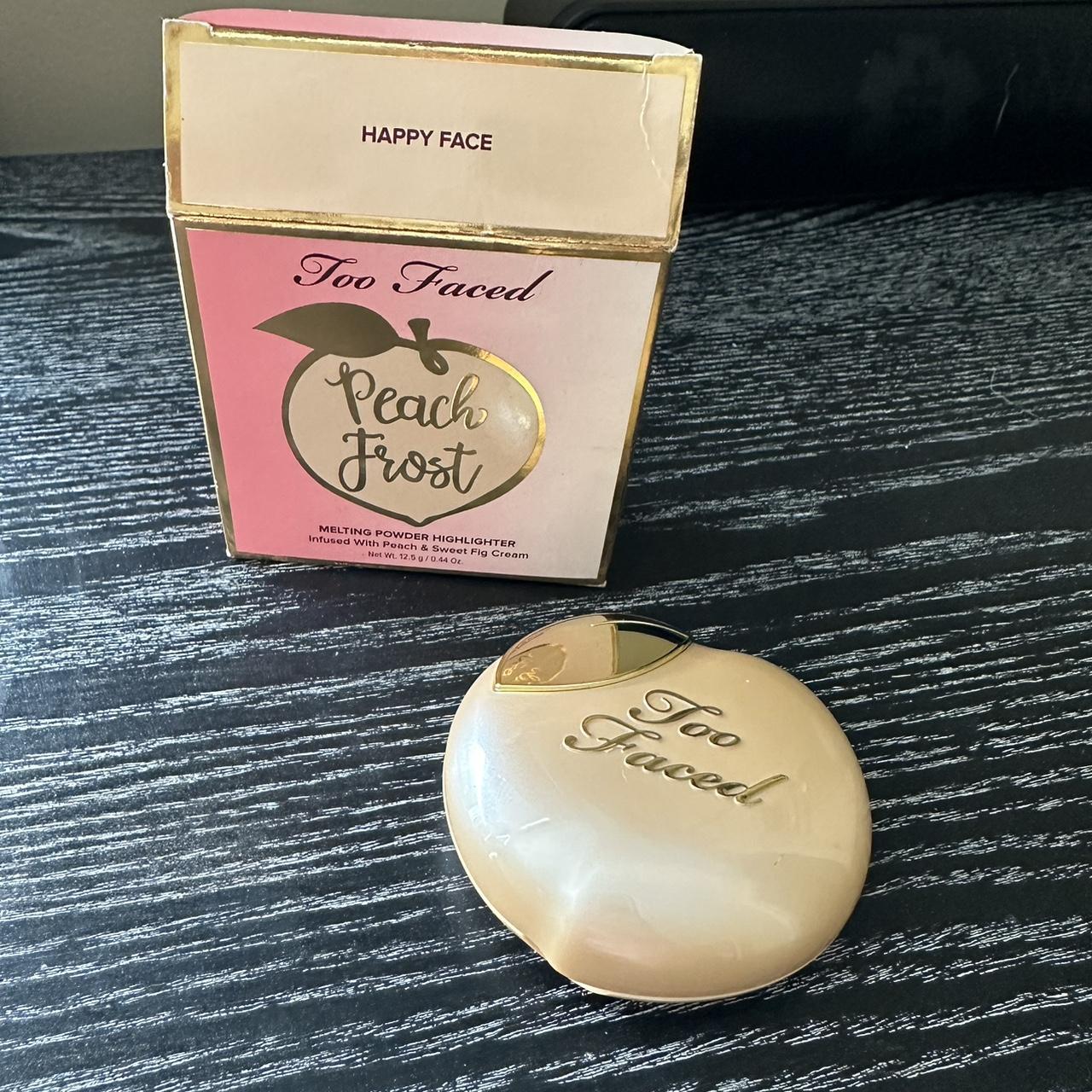 🍑 too faced peach frost highlighter in shade happy... - Depop