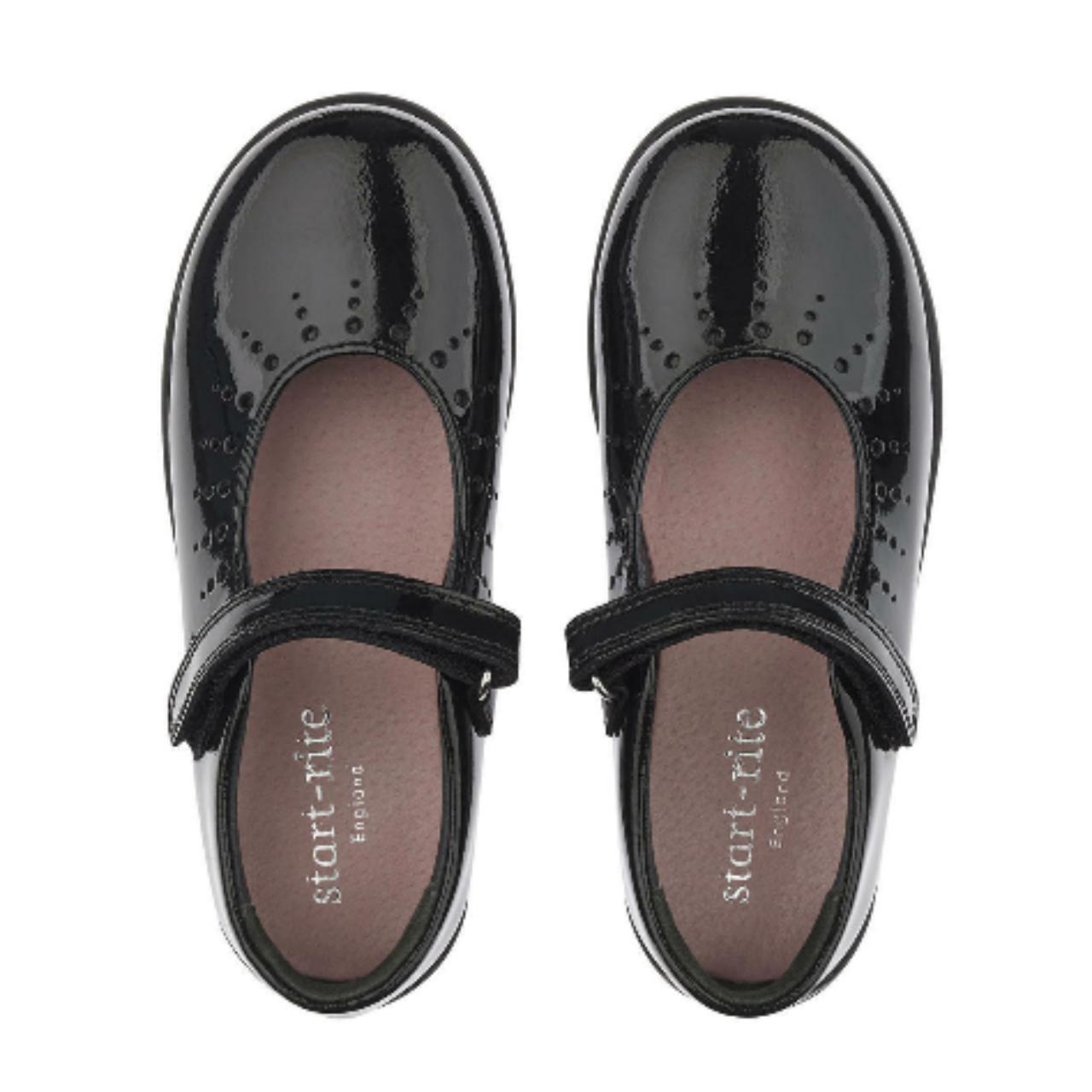 Girls, Start Rite, Shoes, JST2 Black Patent Mary... - Depop