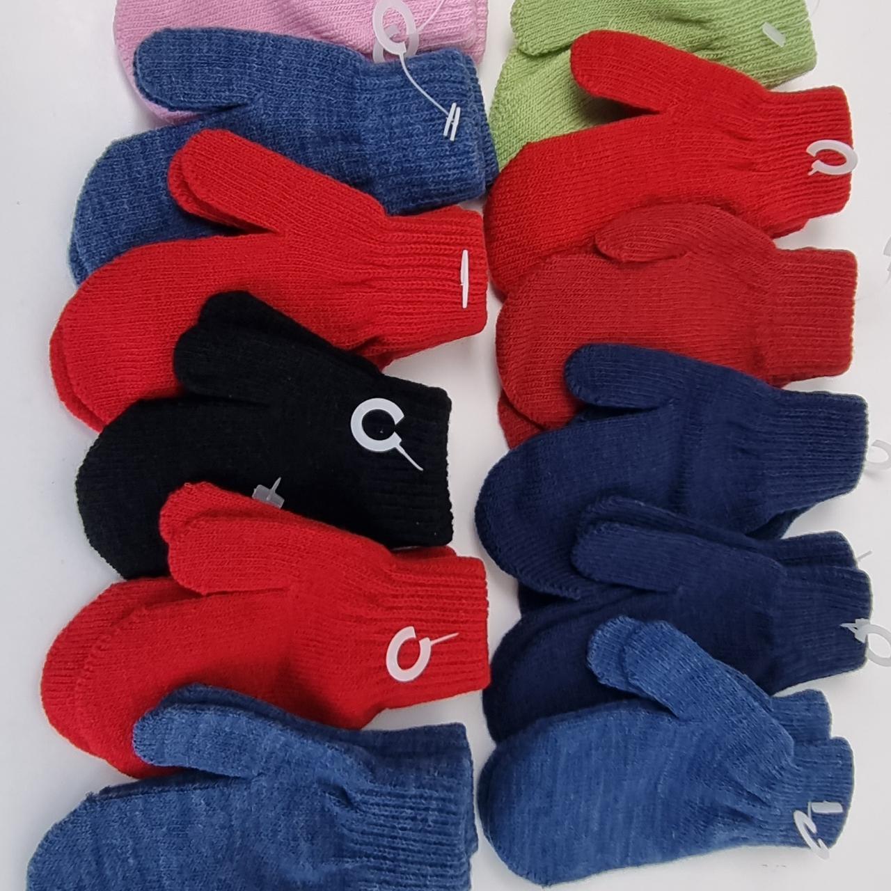 12 Pairs Toddler Stretch Mittens Winter Unisex Baby... - Depop