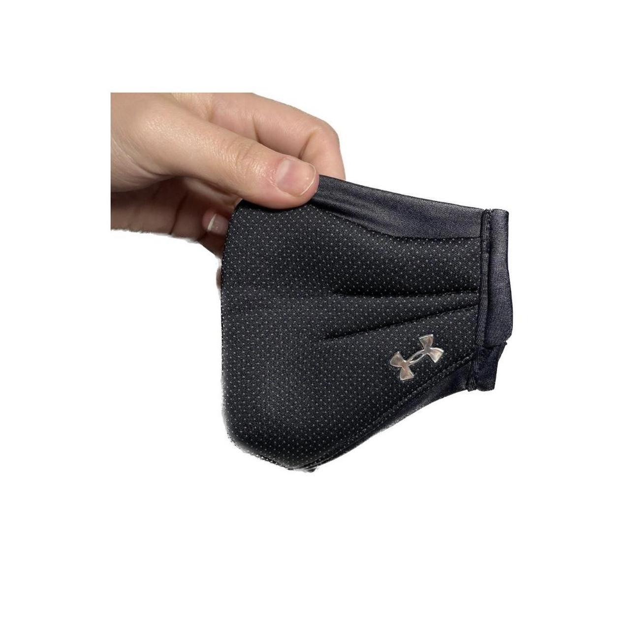 Under Armour Black and Silver Face-masks | Depop
