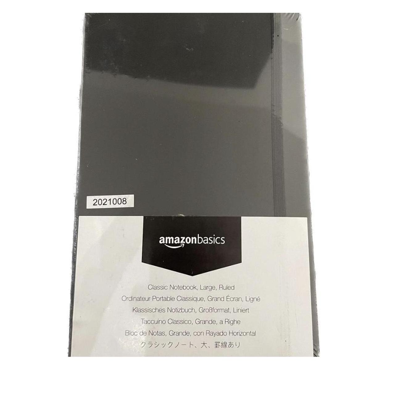 Amazon basics black notebook large ruled RRP: £10.66 - Depop