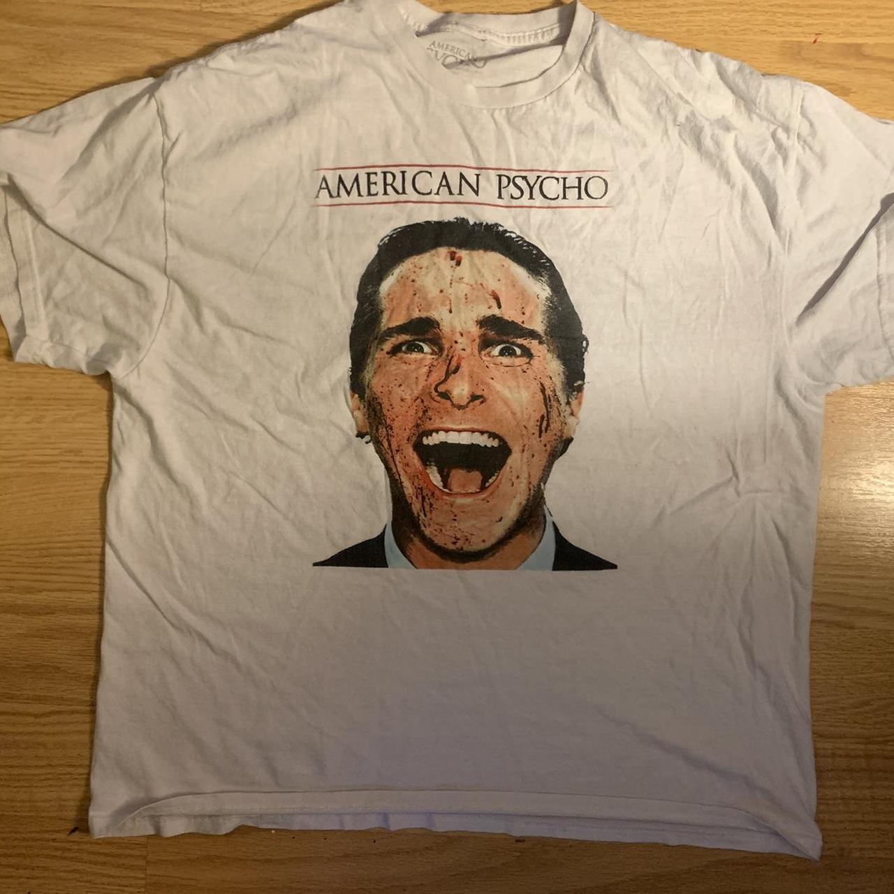 White American Psycho t-shirt. Only worn a few... - Depop