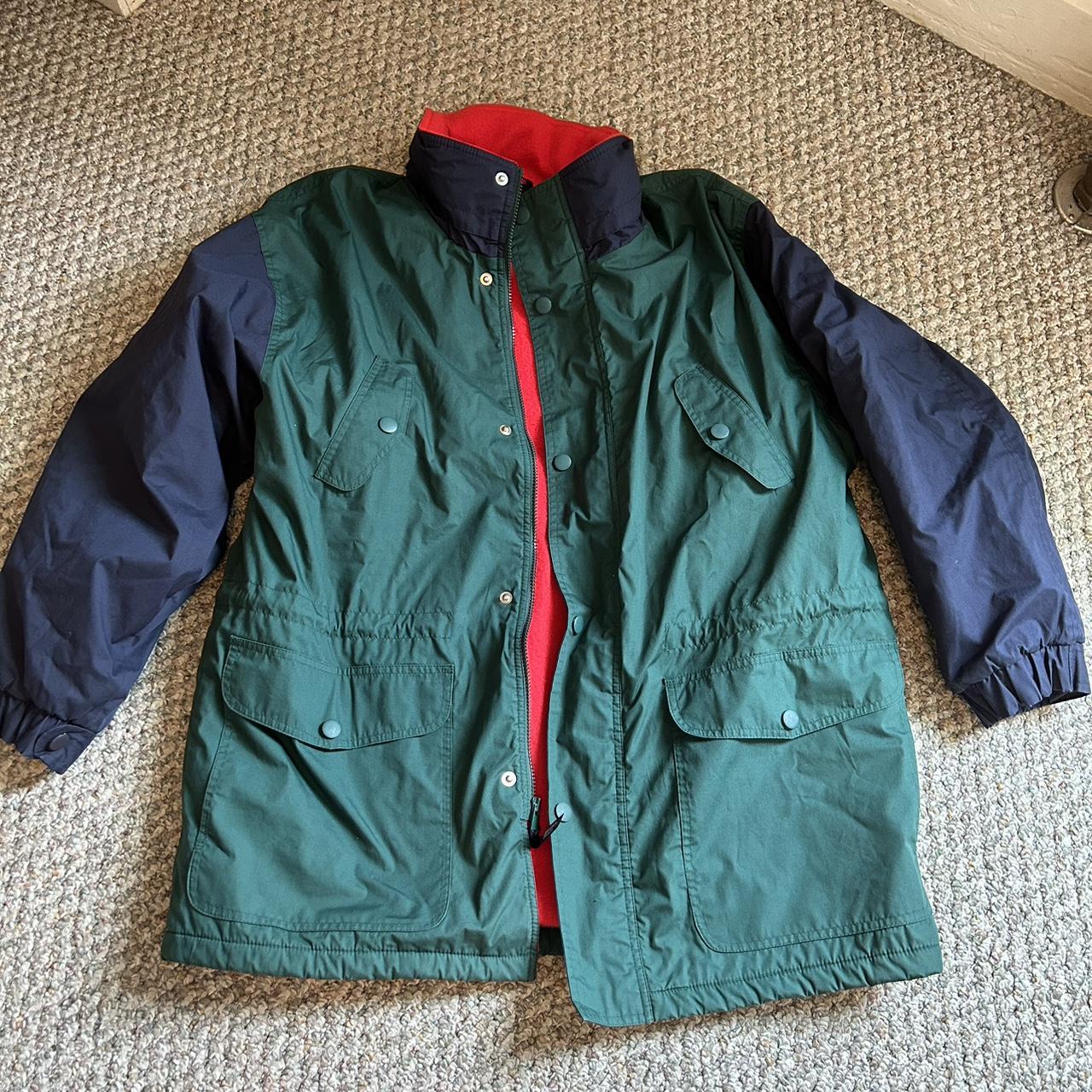 Bugle Boy Men's Blue and Red Jacket | Depop