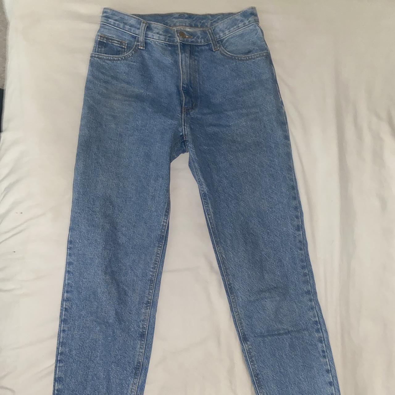 Brandy Melville Carly Light Wash Jeans Discontinued... - Depop