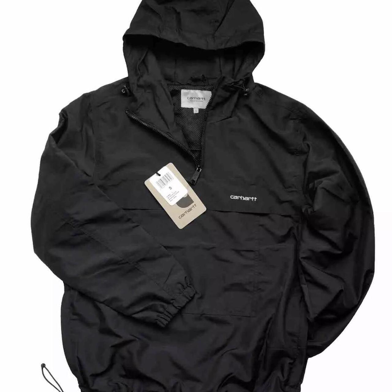 Carhartt WIP Black Windbreaker Carhartt WIP... - Depop