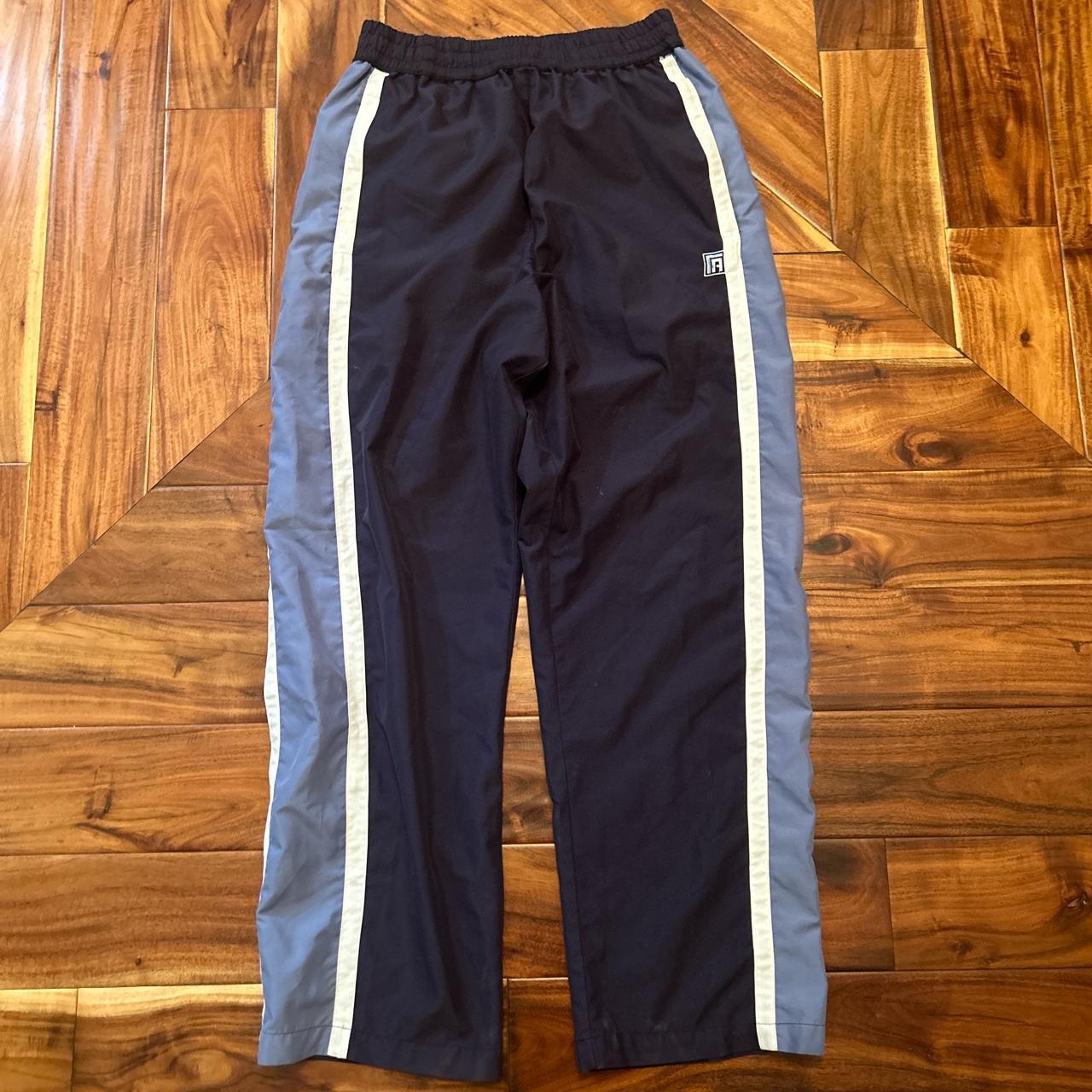 FUBU Men's Navy and Blue Joggers-tracksuits | Depop