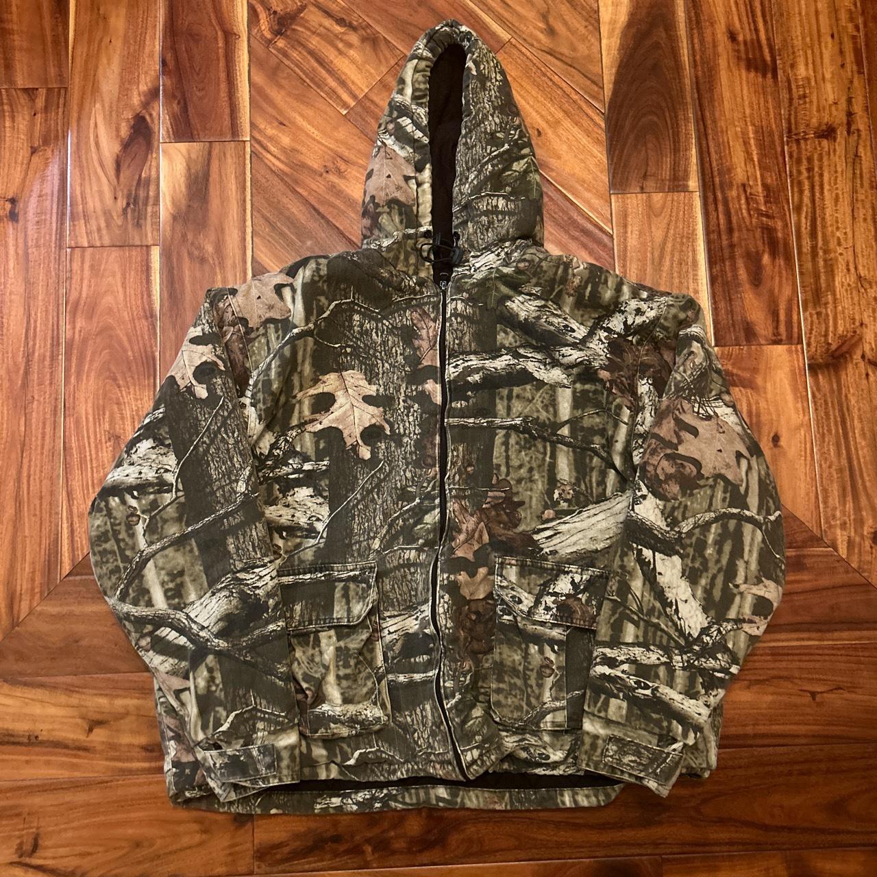 SICK REAL TREE CAMO MOSSY OAK JACKET SUPER NICE... - Depop