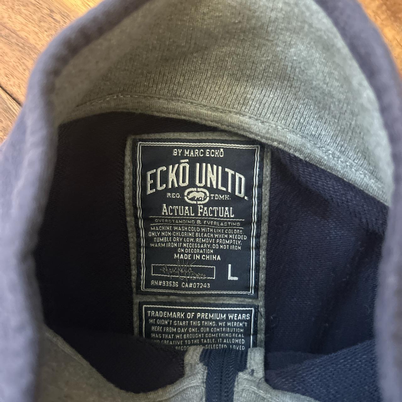 CYBERY2K ECKO UNLTD ZIP UP JACKET SICK DOUBLE SIDED... - Depop