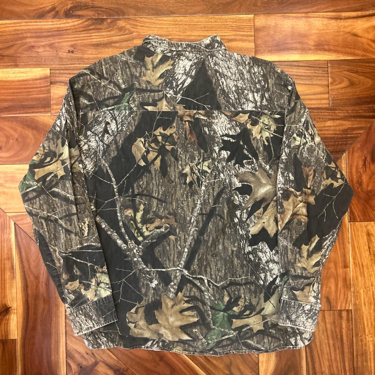VINTAGE BOXY FIT REALTREE CAMO REDHEAD BUTTON UP... - Depop