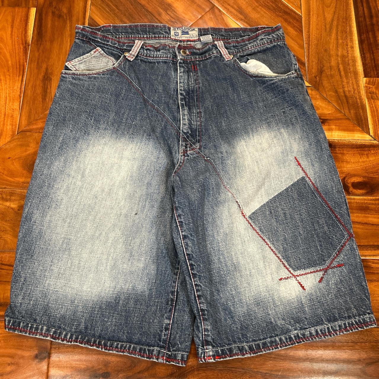 Y2K baggy embroidered evolution in design... | Depop