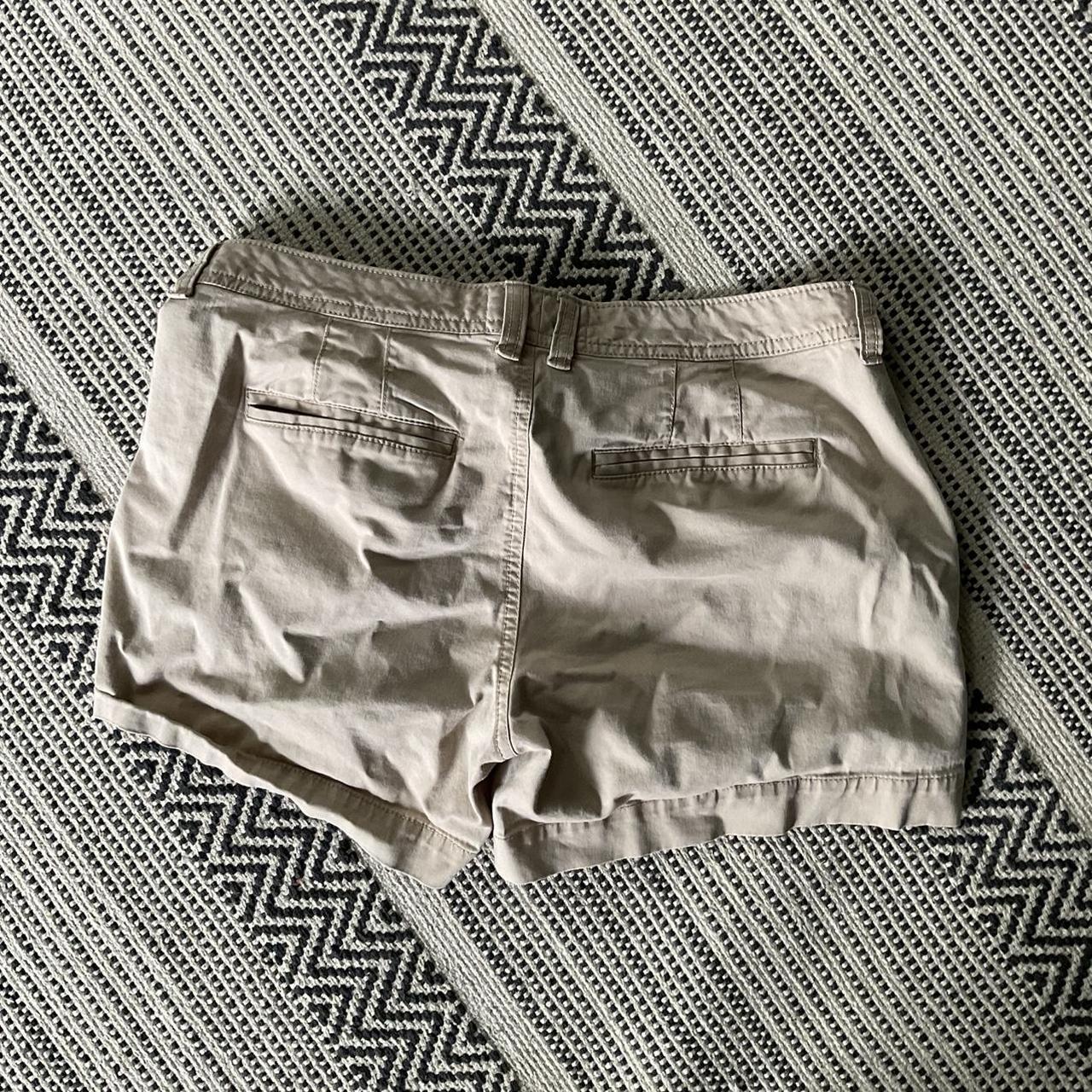 Khaki mini shorts as seen on Pinterest. Love these... - Depop