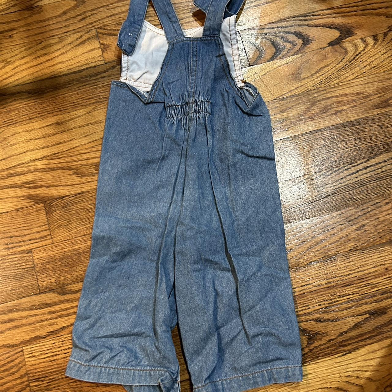 Basic Editions denim overalls Size 12 months From... - Depop