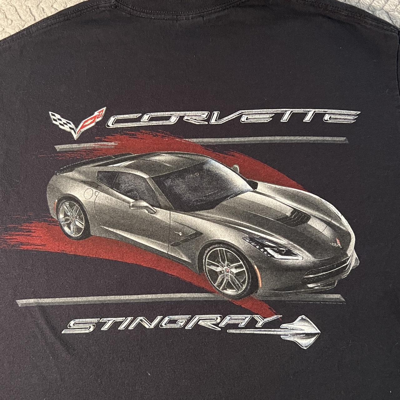 Car graphic tshirt ★corvette shirt size medium - Depop