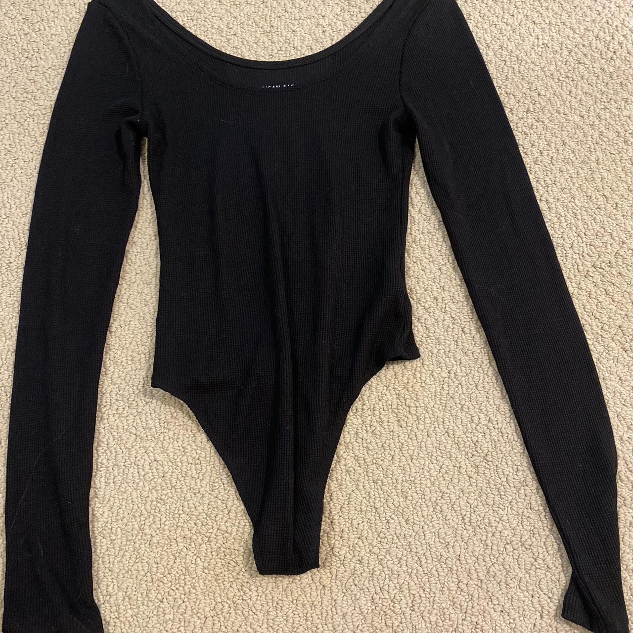 black american eagle body suit size small - Depop
