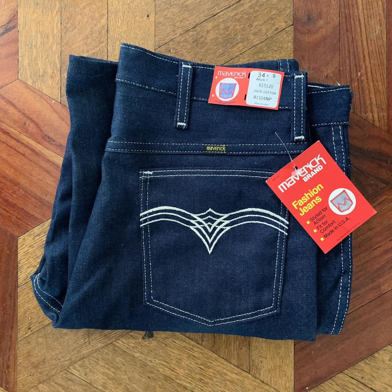Vintage Deadstock 70s Maverick Jeans, new with... - Depop