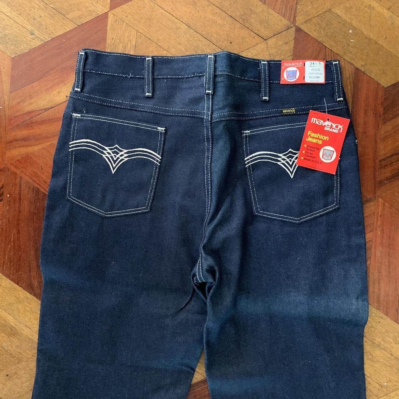 Vintage Deadstock 70s Maverick Jeans, new with... - Depop