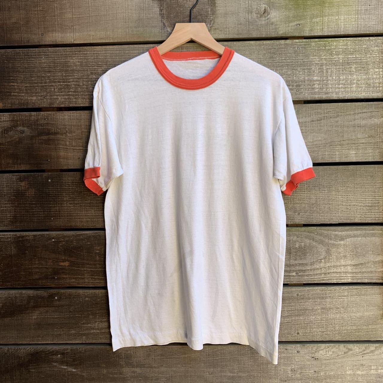 Vintage 70s/80s ringer tee!! Just a classic shirt.... - Depop