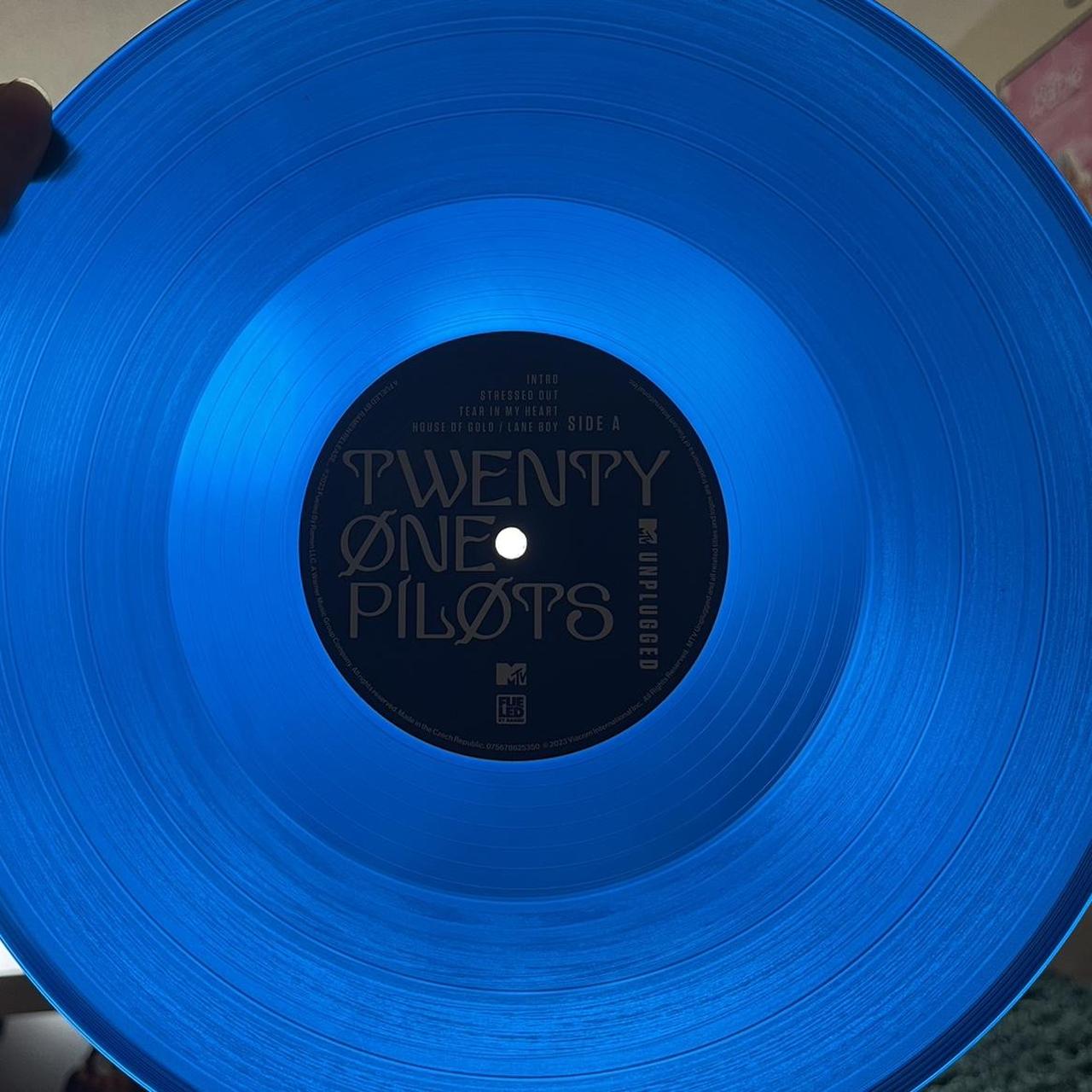 Twenty One Pilots MTV unplugged blue vinyl 💙 single... - Depop