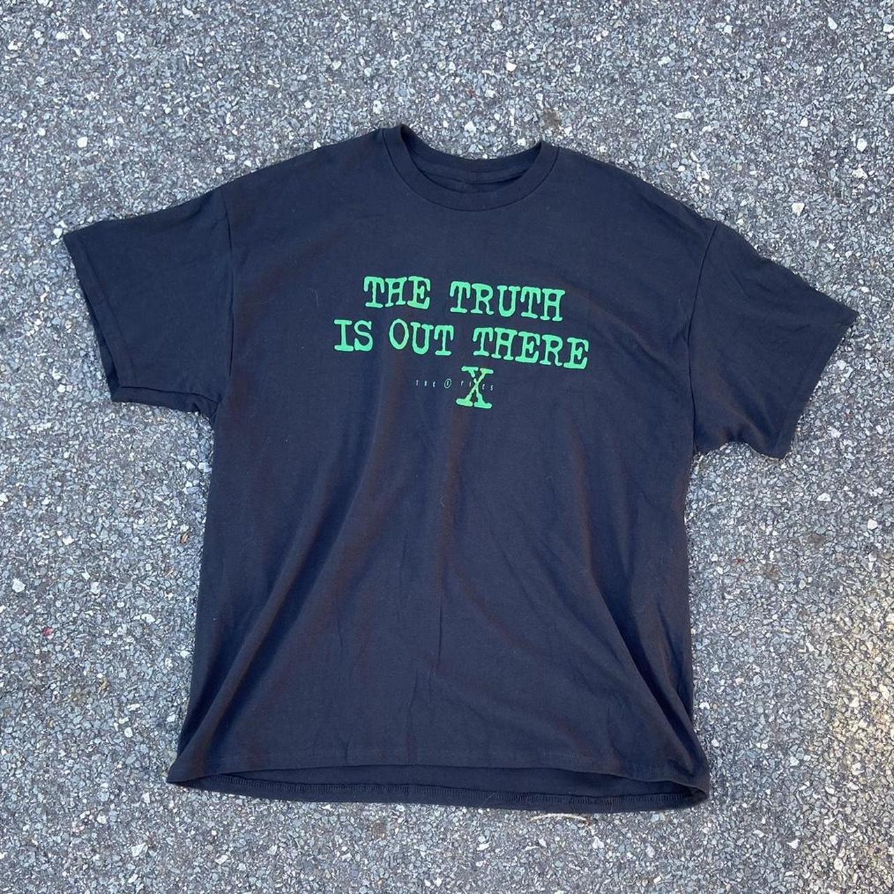 vintage x files tee size xl message me with any... - Depop