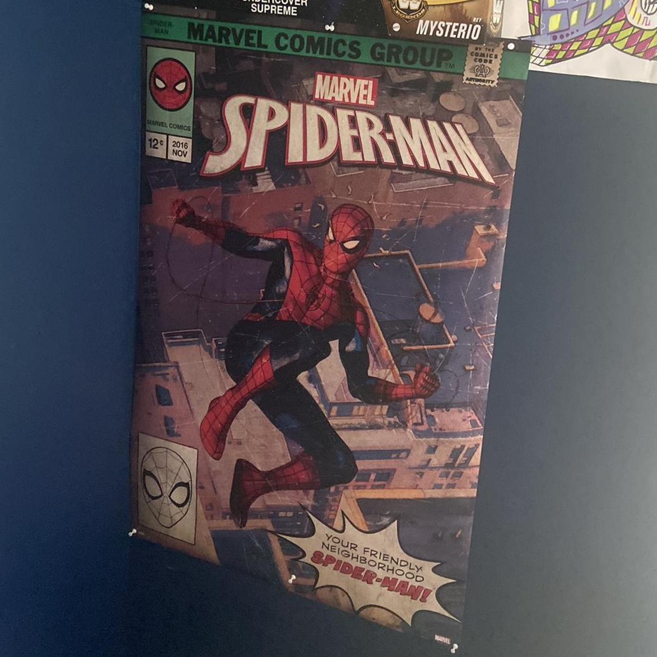 Vintage Spider Man Poster Message me with any... - Depop