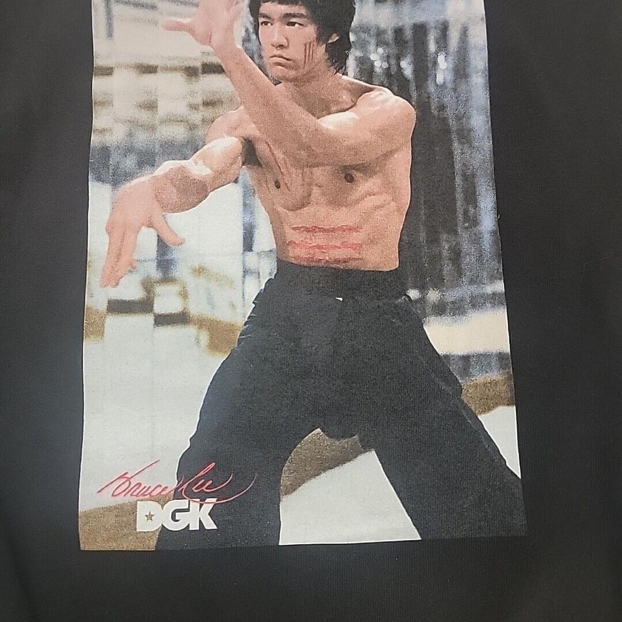 Bruce Lee DGK Skateboards Like Echo Long Sleeve Tee... - Depop