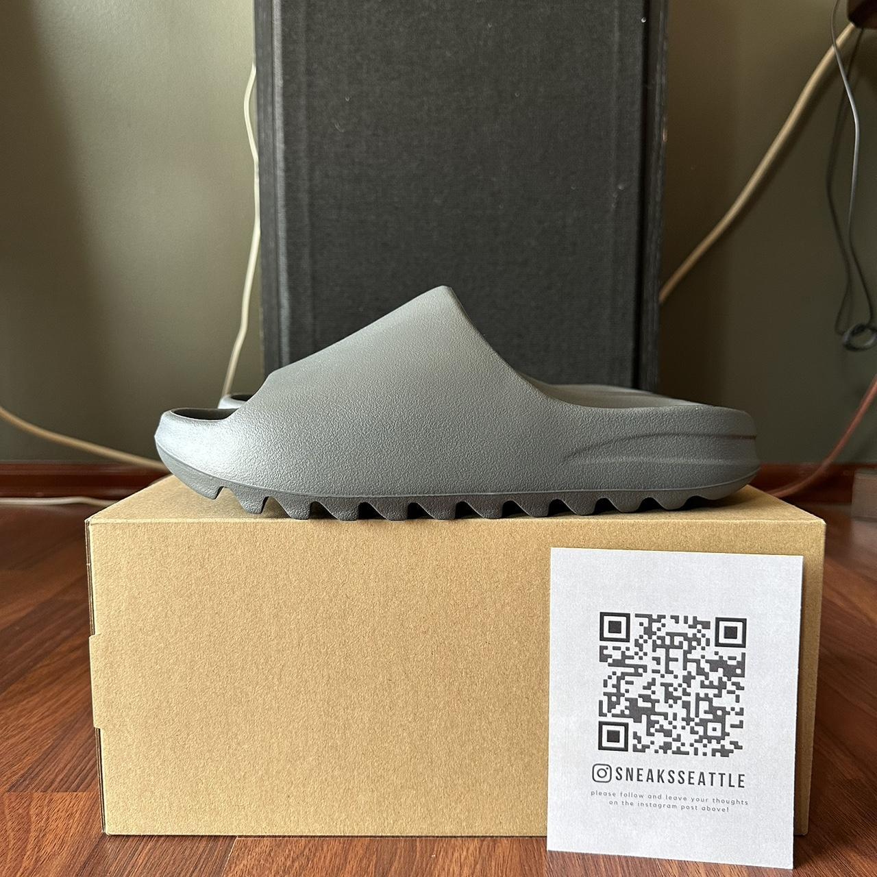 adidas Yeezy Slide Slate Grey Size 11M ID2350 - Free... - Depop