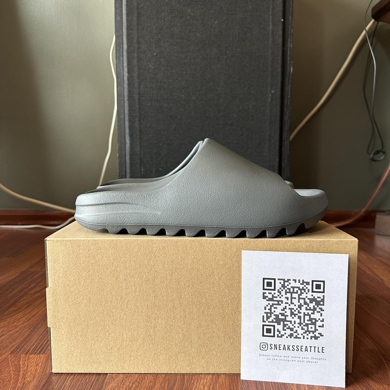 adidas Yeezy Slide Slate Grey Size 11M ID2350 - Free... - Depop