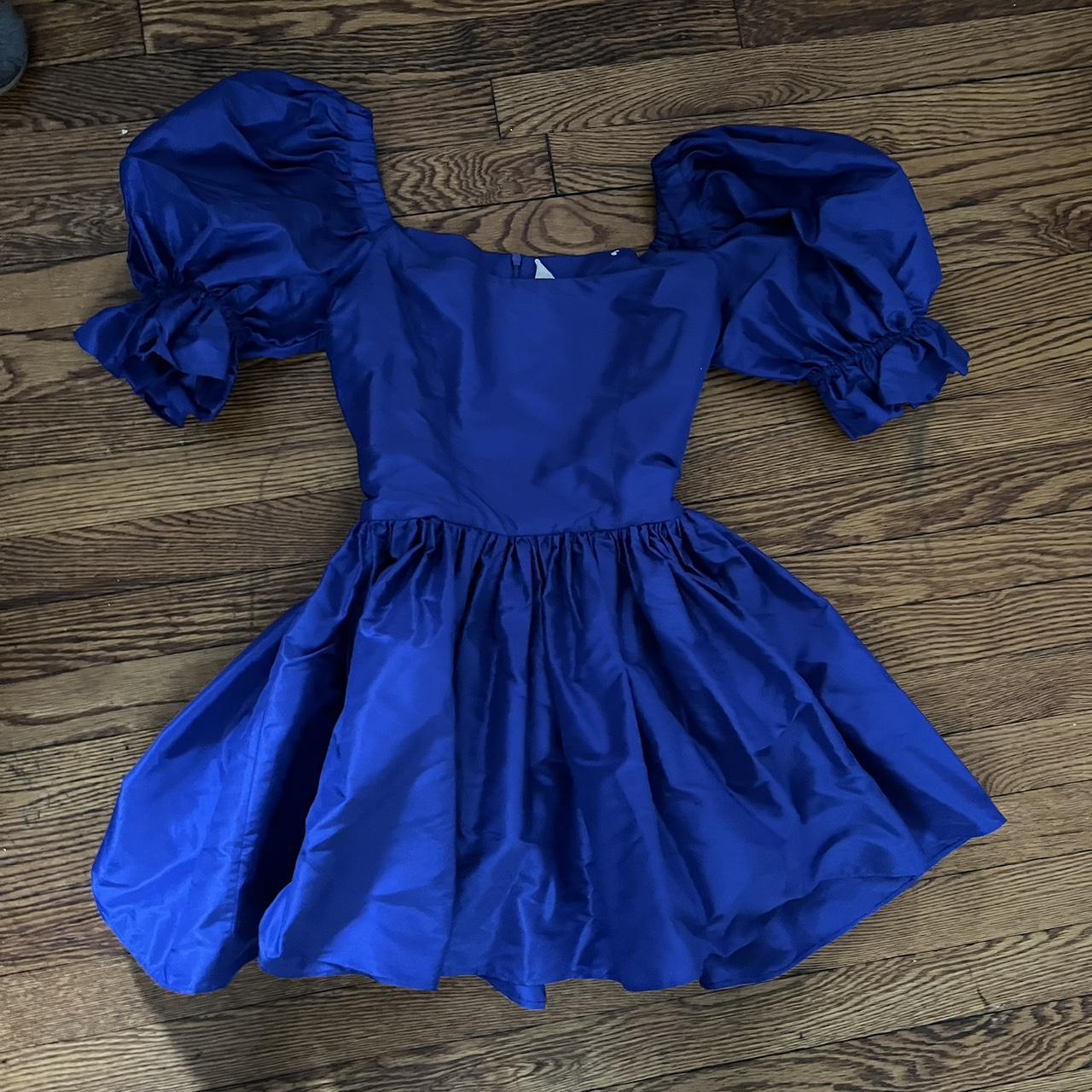 Zepherina NYC Babydoll Blue Dress - Depop