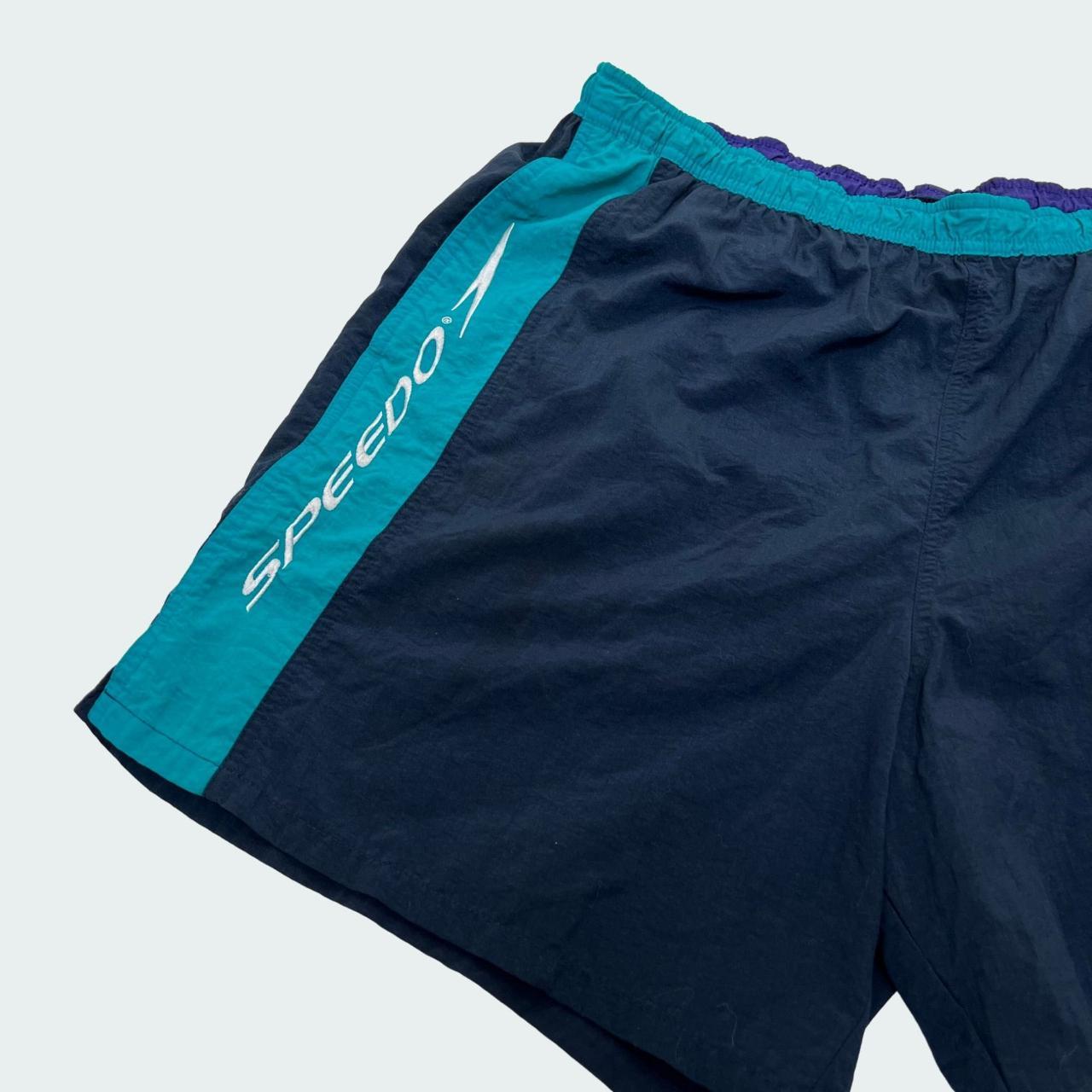 These vintage 1990s Speedo men's swim trunks feature... - Depop