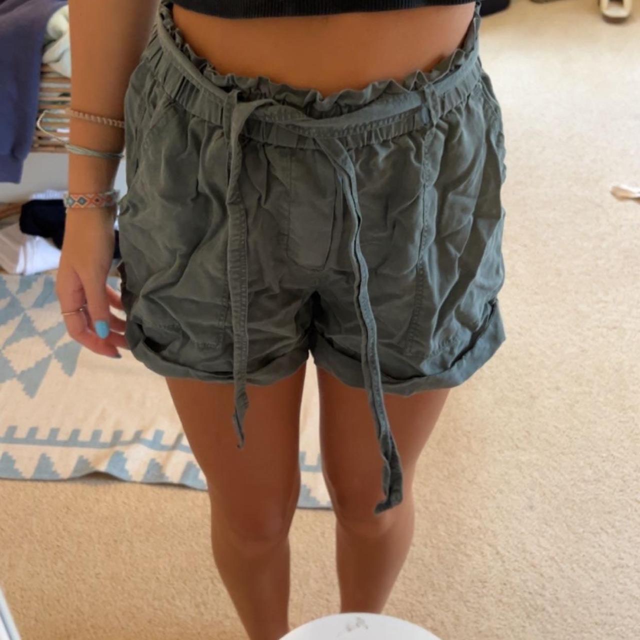 aerie shorts i have a cream color posted as well no... - Depop