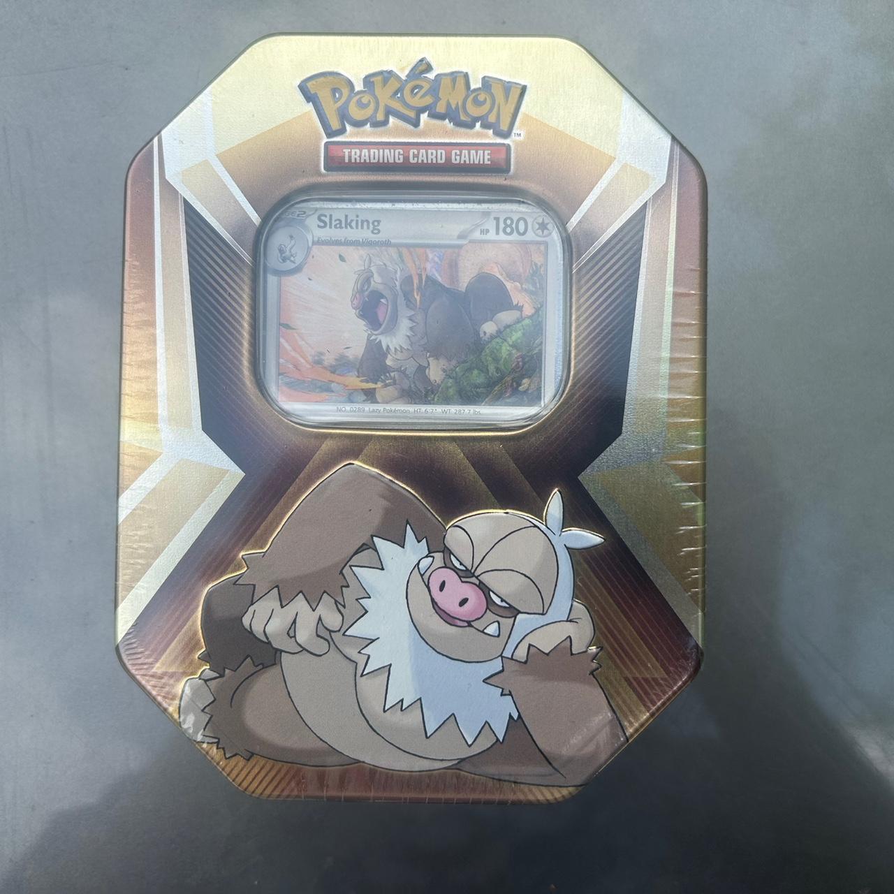 Pokémon TCG Slaking Tin #PokemonTCG | Depop