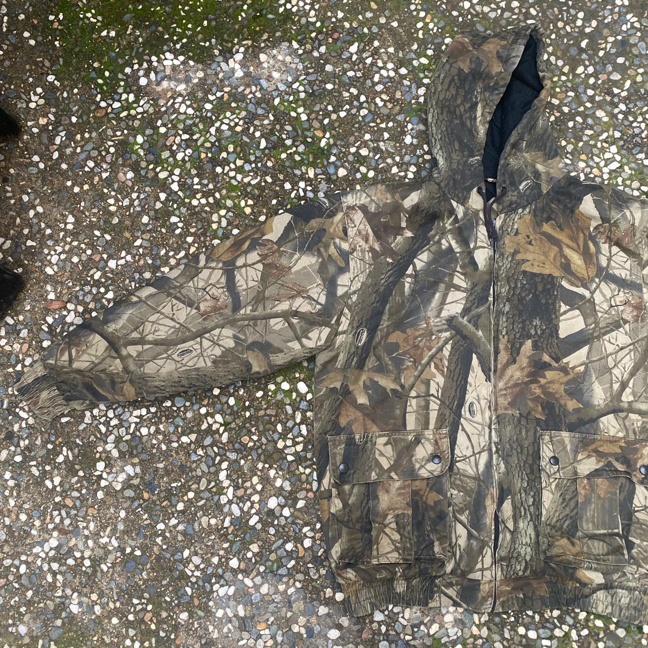 Green Realtree Camo Work Jacket Size M Top of... - Depop